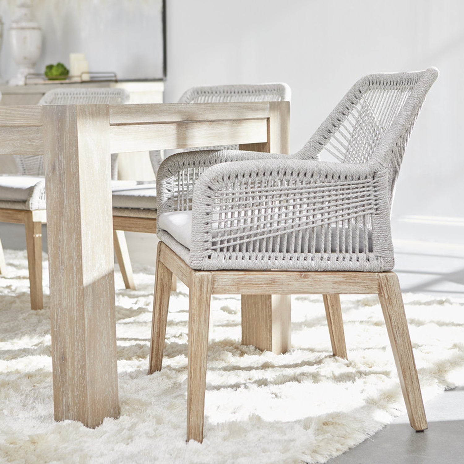 Loom Arm Chair - Taupe - CF Interiors